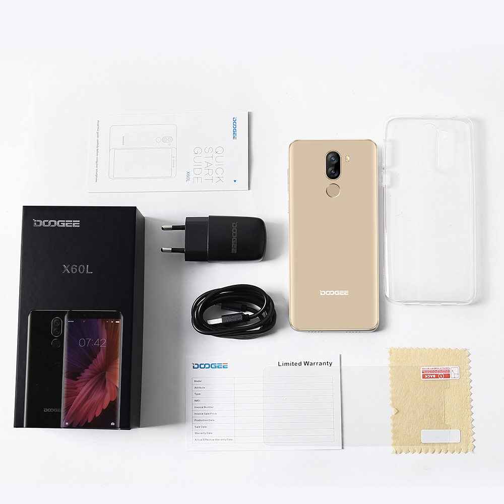 DOOGEE X60L Smartphone 4G 5.5 Pouces Mémoire 16G Débloqué Avec Ecran de ...